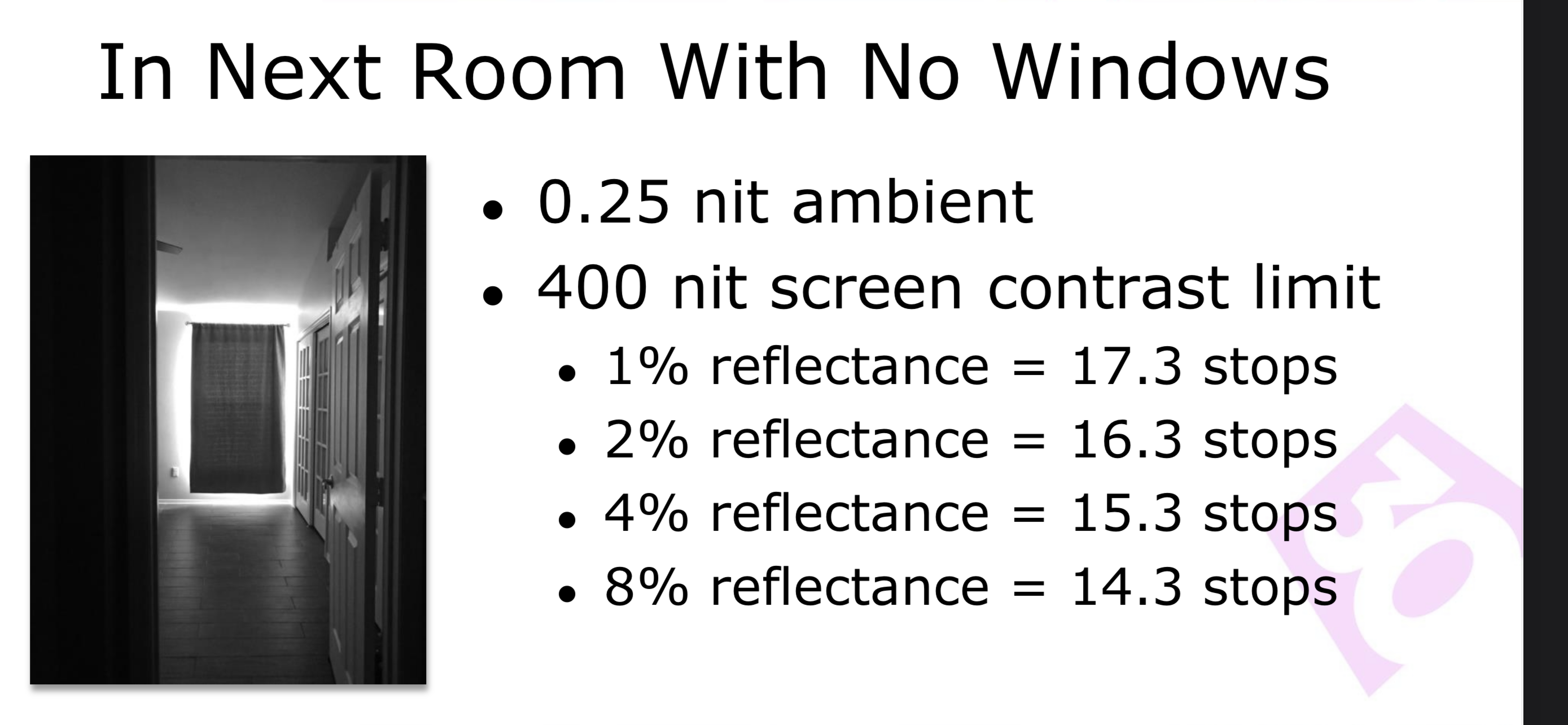 Ambient Light: Impact On Dynamic Range – The Daejeon Chronicles